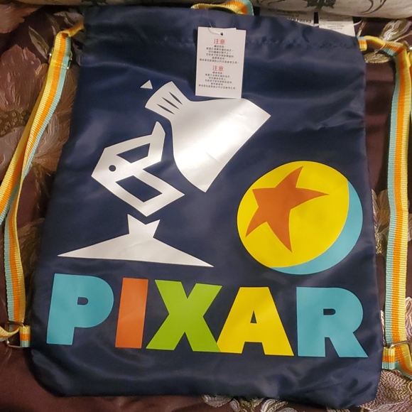 Disney | Accessories | Pixar Lamp And Pixar Ball Cinch Sack | Poshmark
